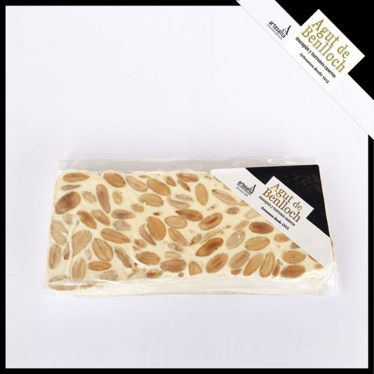 Turrón duro de almendra Marcona - Turrones Agut